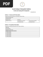 OJT Training Plan Template Sample | PDF | Business