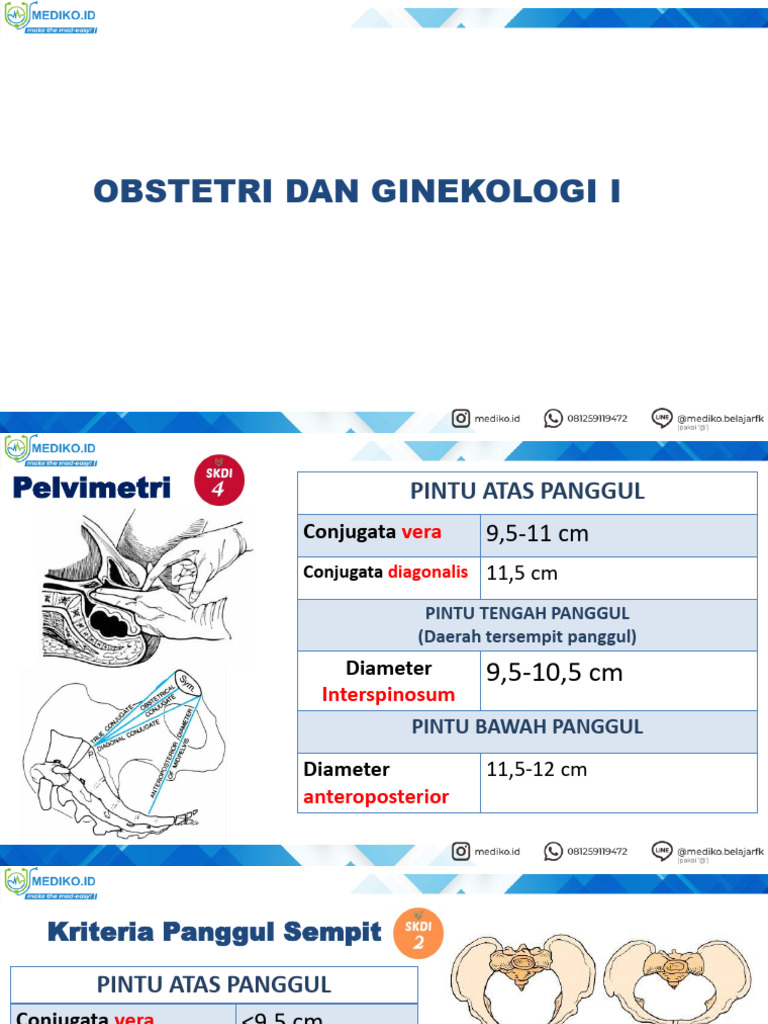 Materi Obsgyn 1 Mediko | PDF