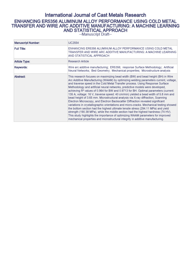 alloy papper | PDF | Welding | Construction