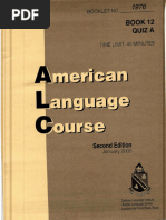 ALC Book 15 Quiz B Overview | PDF | Art