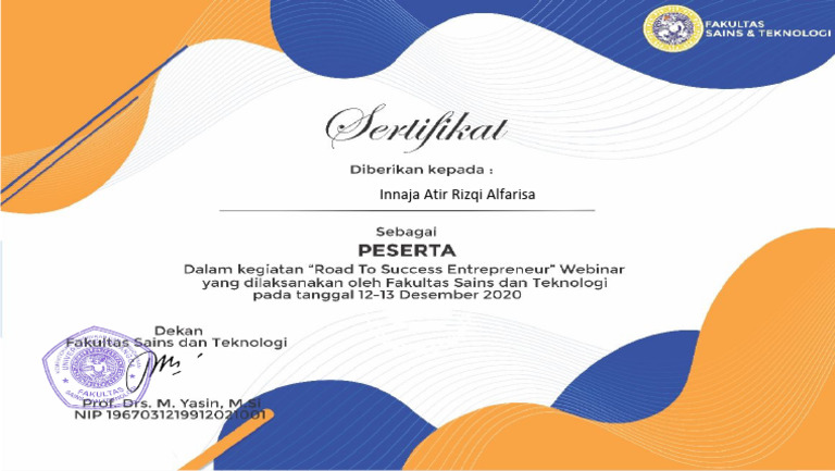 Sertif Webinar3 | PDF