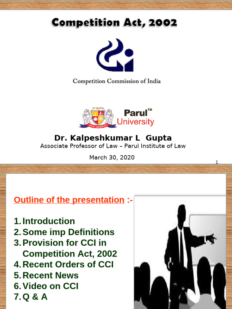 Competition Act, 2002 | PDF | Mergers And Acquisitions