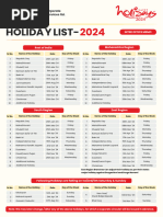 Nse Holiday List | PDF