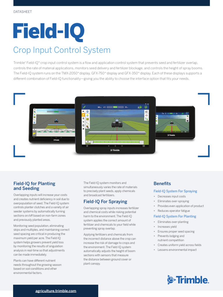 Field-IQ Crop Input Control System - Datasheet - English US | PDF ...