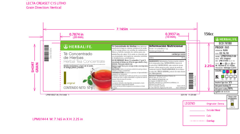 GT HTC Original 50g | PDF | Té | Té verde