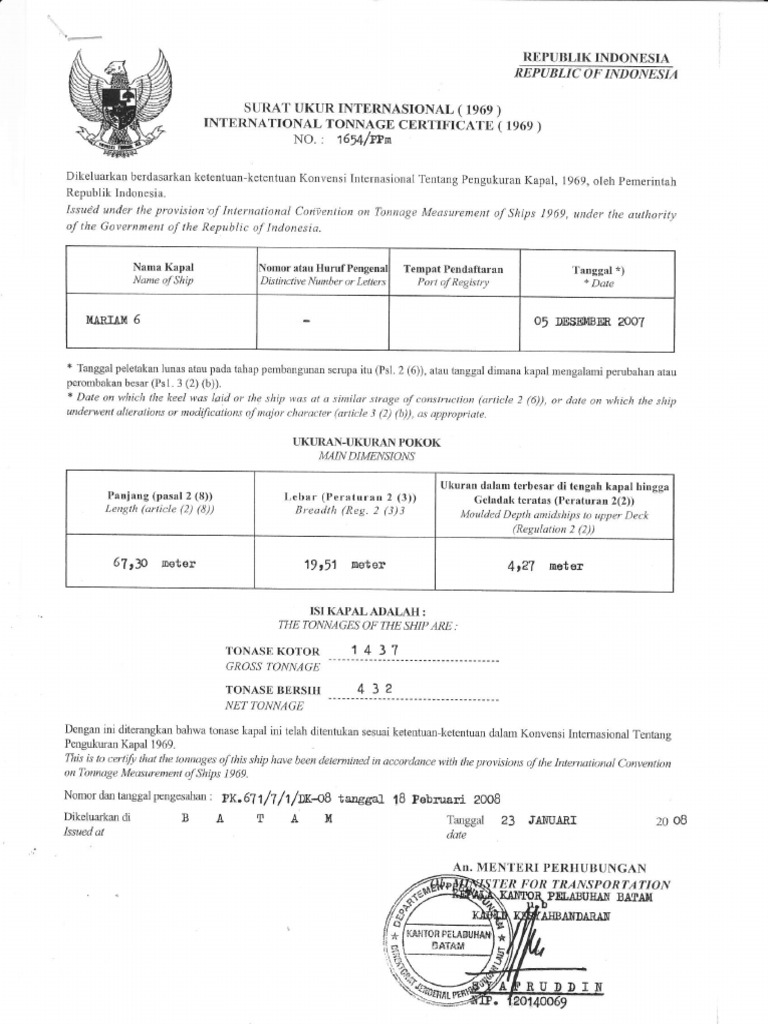Surat Ukur - TK. Mariam 6 | PDF