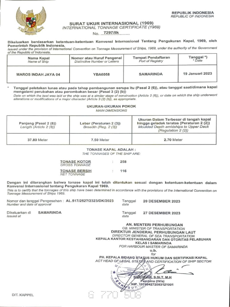 Surat Ukur Inter Maros Indah Jaya 04 | PDF