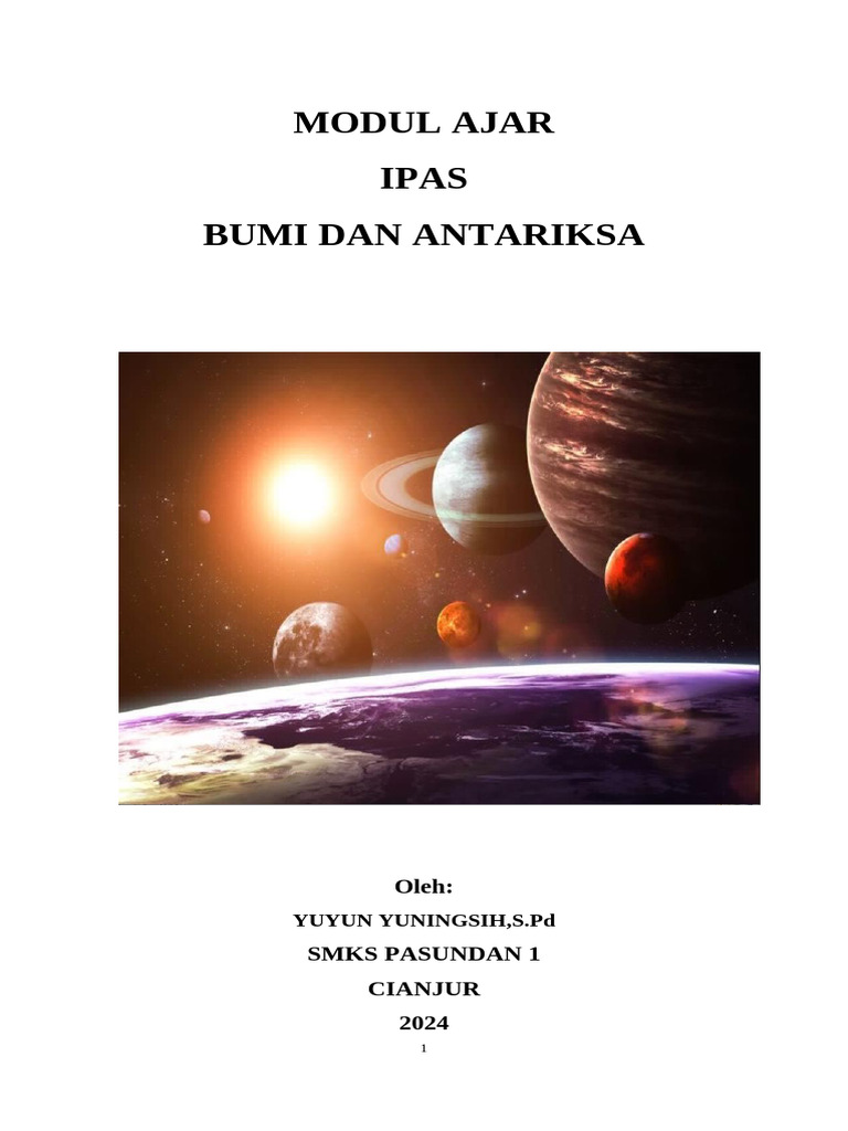 Modul Ajar Ipas Cp 4 | PDF