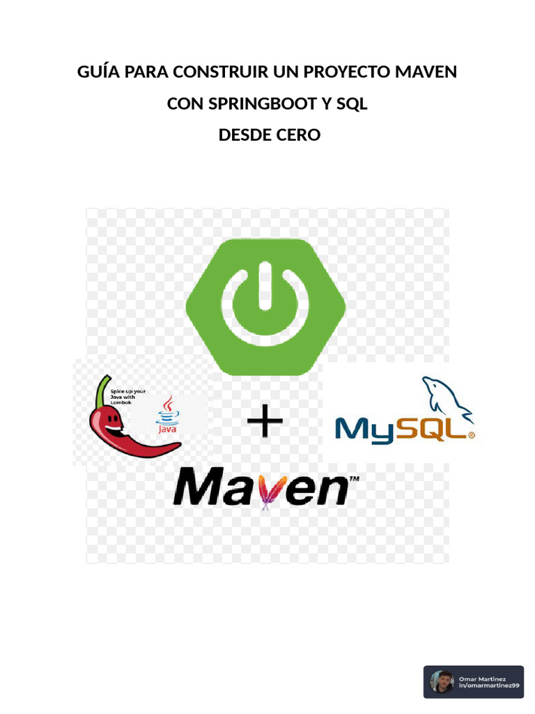 Construir Proyecto Maven-SpringBoot | PDF | Java (lenguaje de programación) | Mi sql