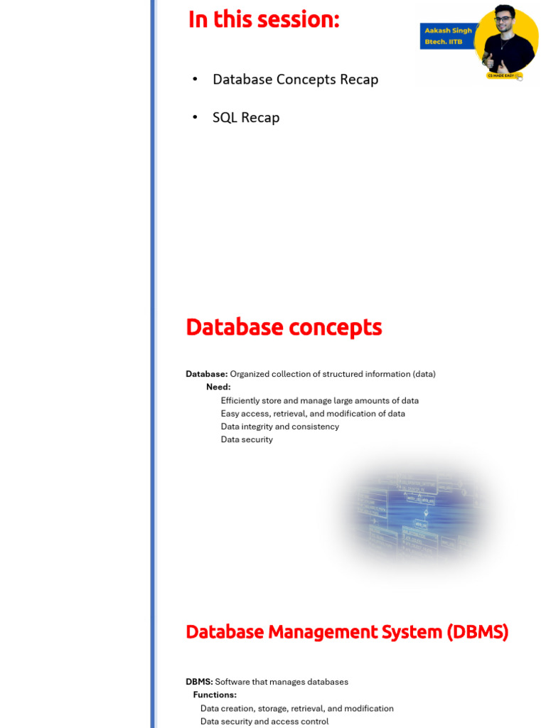 12 IP PDF SQL Revision Lecture | PDF