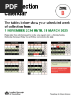 York Road Bin Collection Dates 2025 | PDF