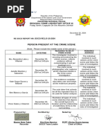CSI Form 4 SOCO Report Forms | PDF | Criminal Justice | Crime & Violence