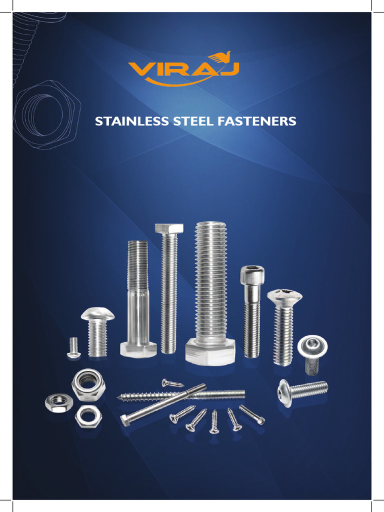 Viraj Fasteners Catalogue | PDF | Screw | Nut (Hardware)