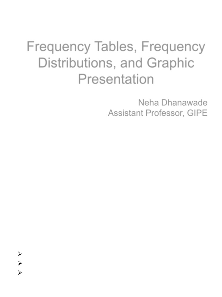 Lecture 4 - Freq Dist N Graph | PDF | Histogram