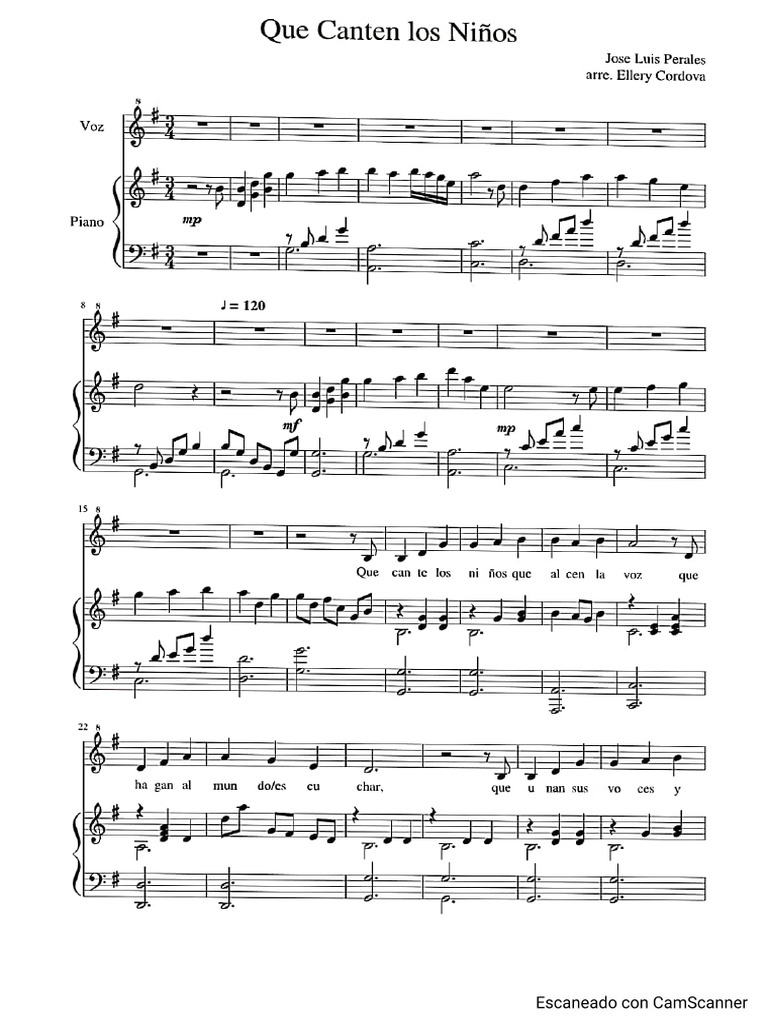 Que canten los niños | PDF