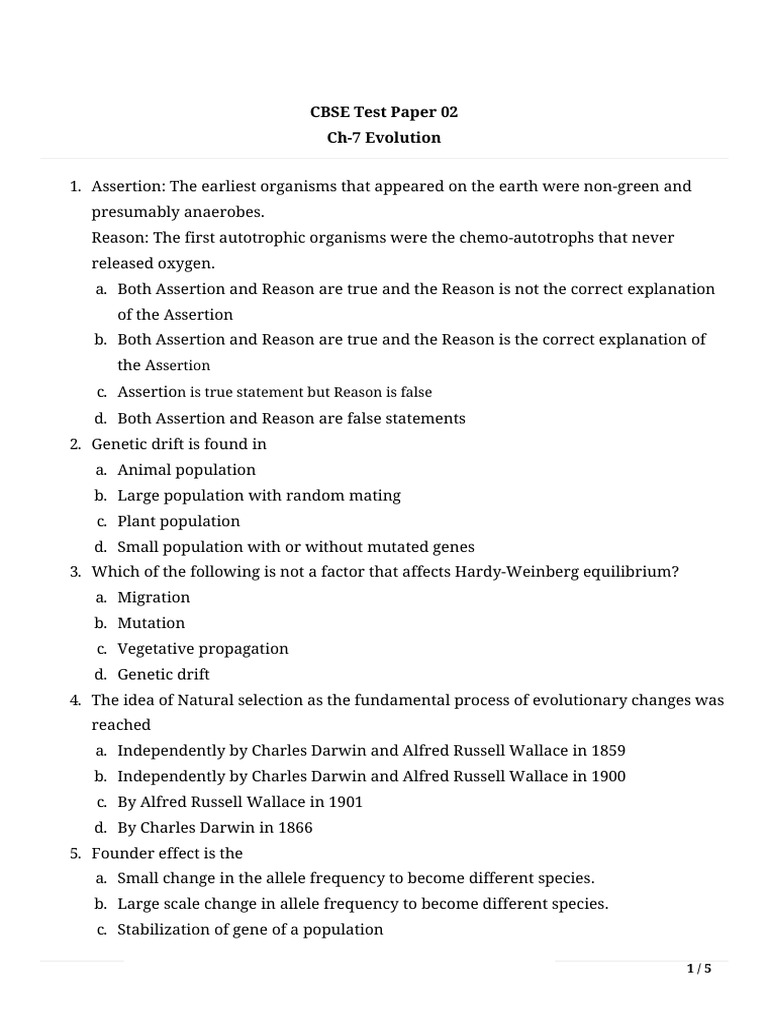 Evolution 2 Pdf Evolution Natural Selection