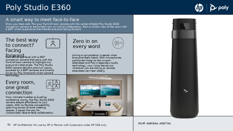 Poly Studio E360 Single Slide | PDF