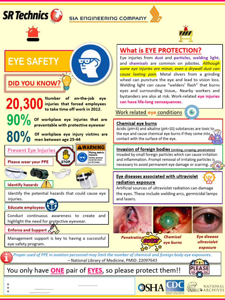 Eye Safety: Preventing Workplace Injuries | PDF | Personal Protective ...