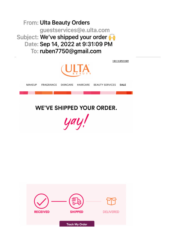 We'Ve Shipped Your Order ? | PDF | Government Finances | Taxes