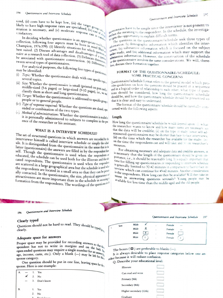 Adobe Scan Aug 16, 2024 | PDF | Questionnaire | Survey Methodology