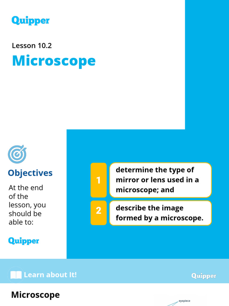 Understanding Microscope Lenses and Images | PDF | Microscopy | Optical ...