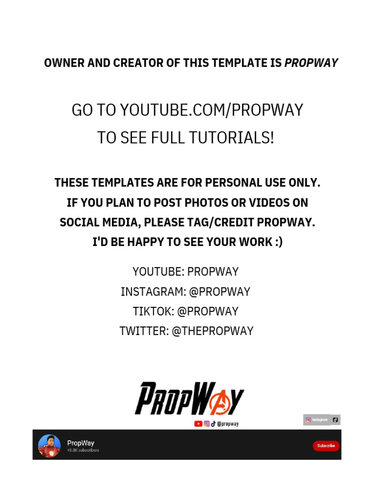 Ant Man Template - PropWay | PDF