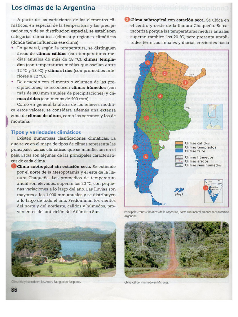 Climas de Argentina | PDF