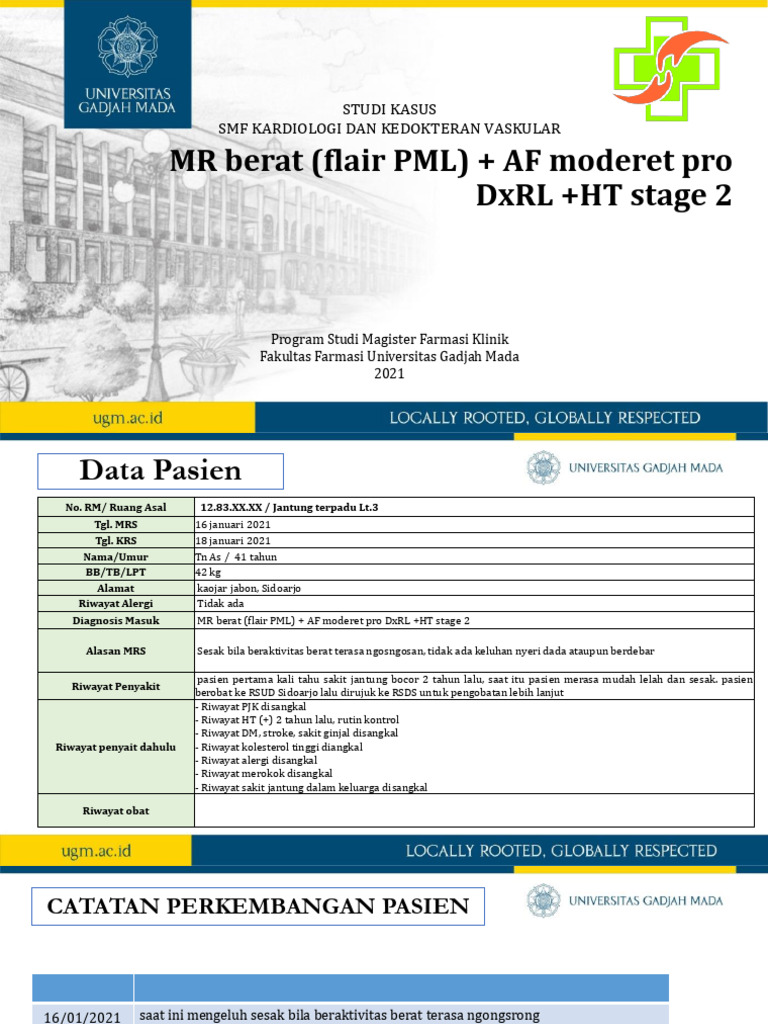 Kasus MR Berat (Flair PML) + AF Moderet Pro DXRL +HT Stage 2 FIX | PDF