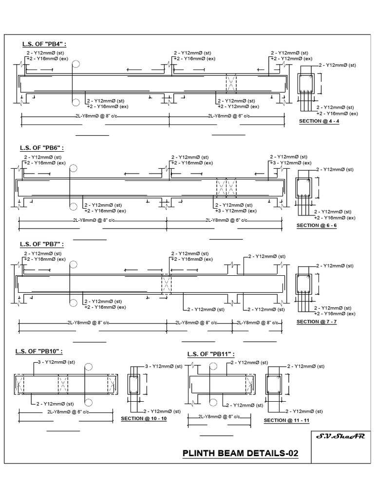 3.plinth Beam Details-02 | PDF
