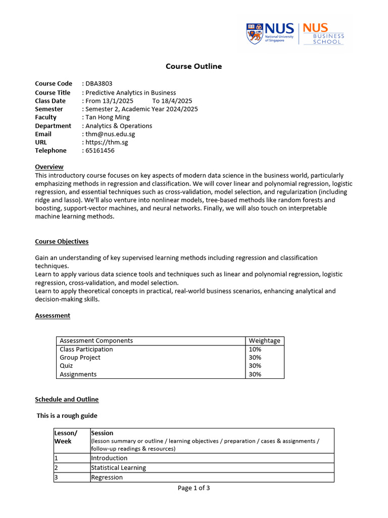 DBA3803-Predictive-Analytics-in-Business | PDF | Analytics | Academic ... DBA3803-Predictive-Analytics-in-Business | PDF | Analytics | Academic ...