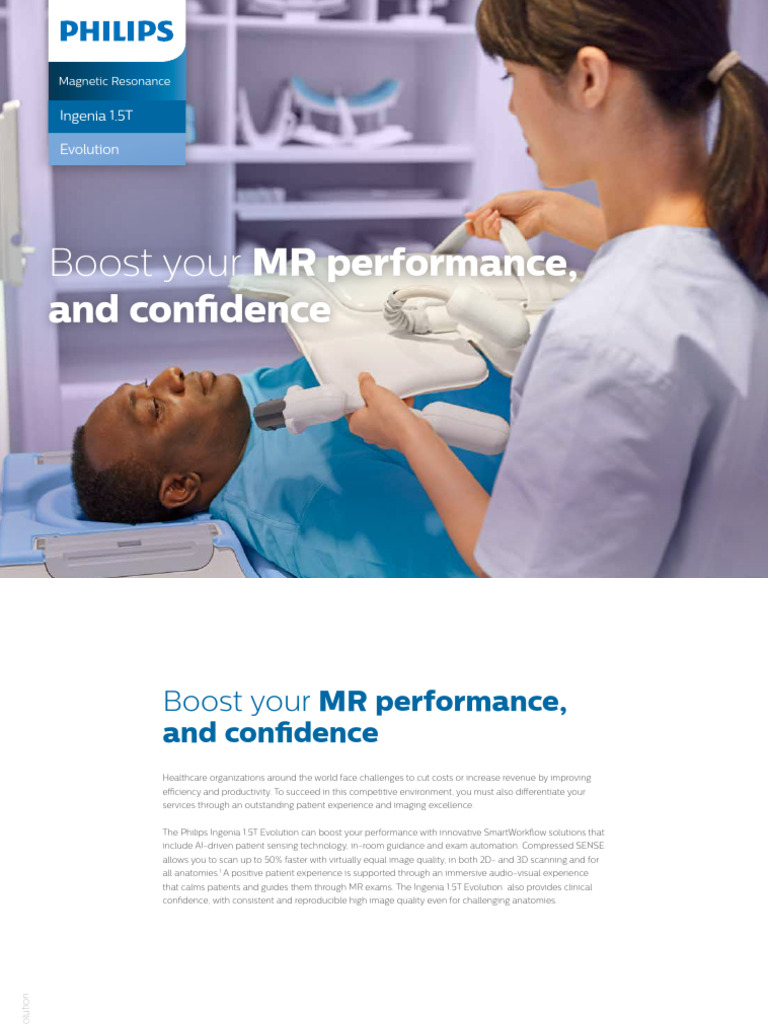 Brochure_Ingenia_1.5T_Evolution-2020-05 | PDF | Magnetic Resonance Imaging | Medical Imaging