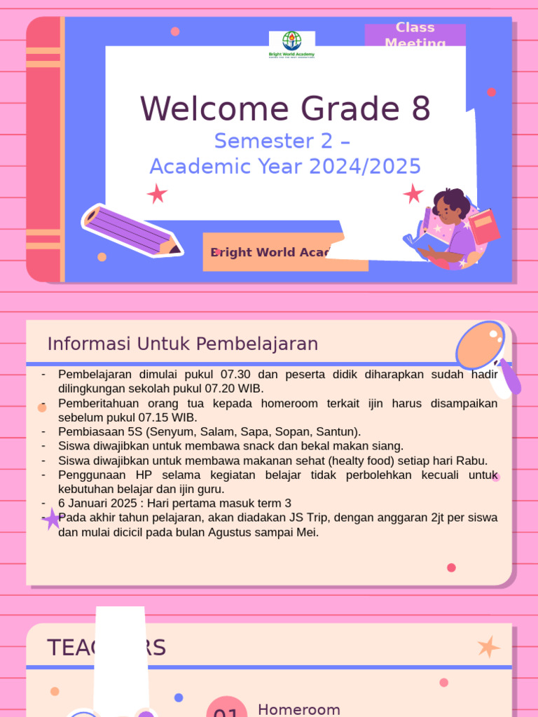 PPT CLASS MEETING SM 2 | PDF