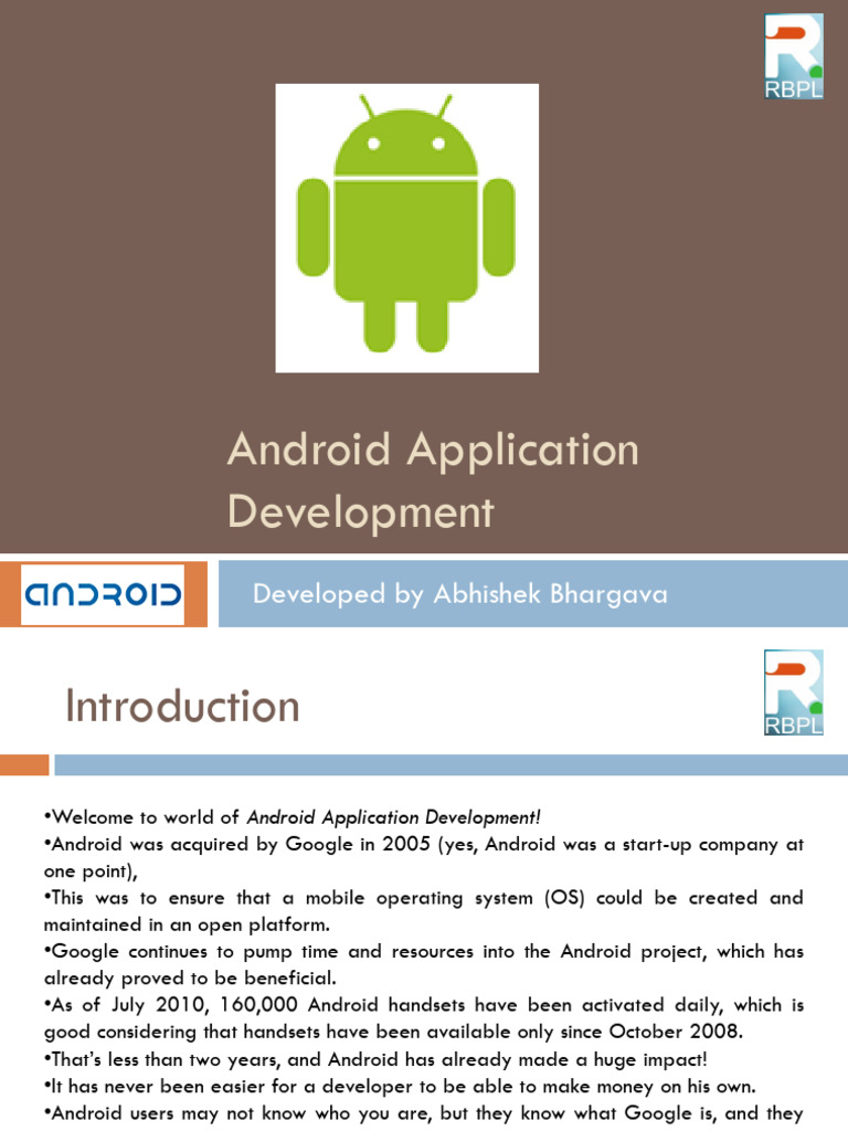 JFDP - Android App Developement Using Java PPT2 | PDF | Programming ... JFDP - Android App Developement Using Java PPT2 | PDF | Programming ...