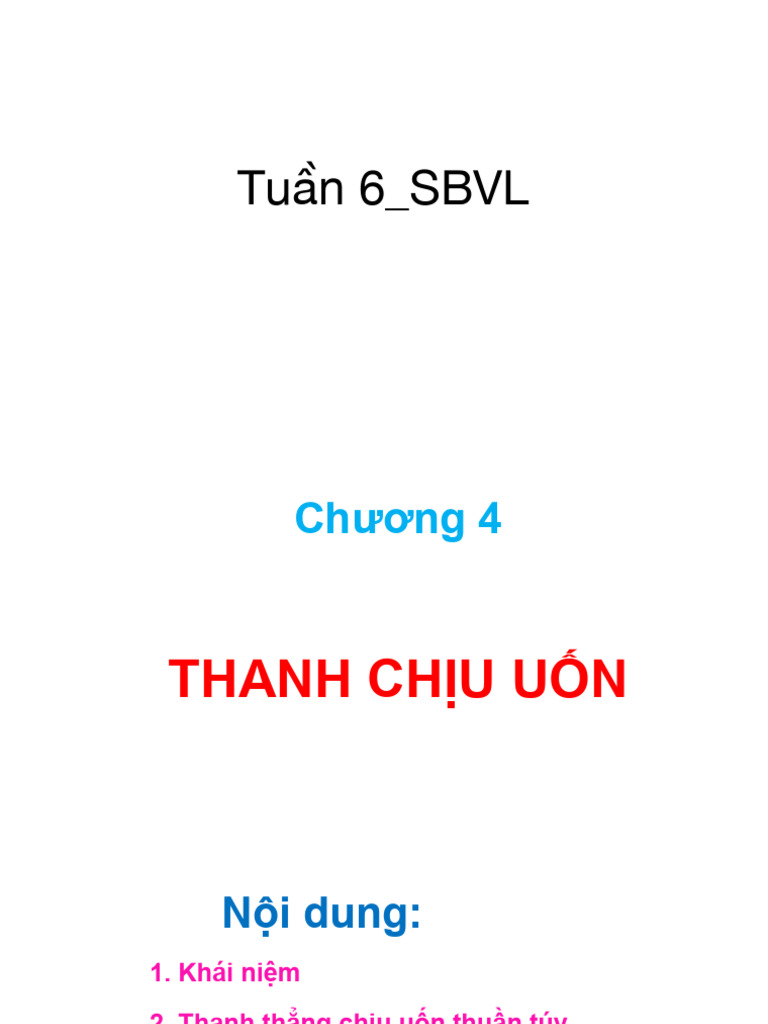 Tuần 6 - SBVL | PDF