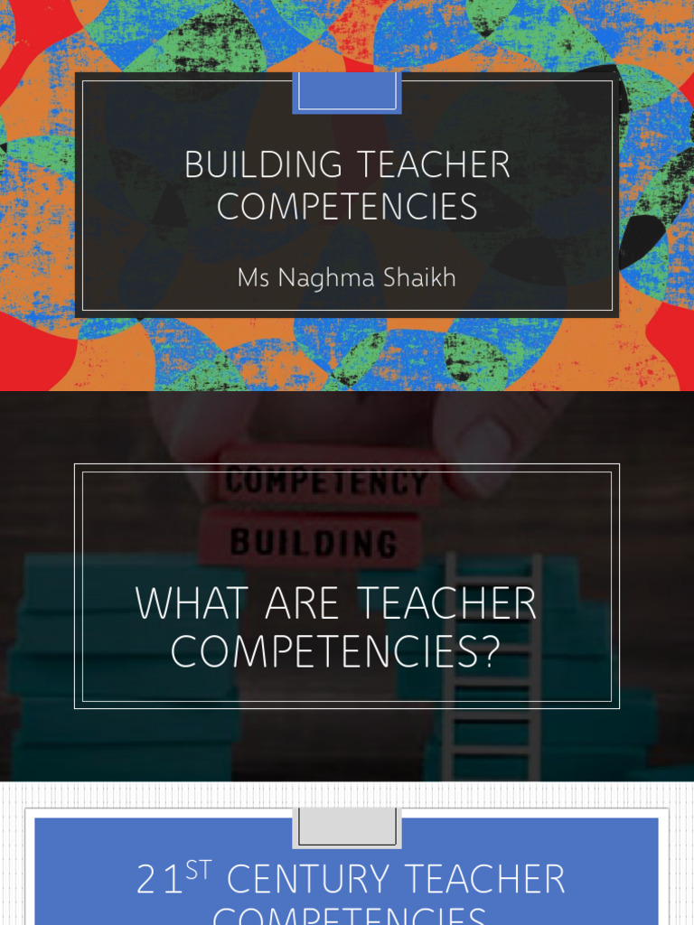 Building Teacher Competencies_AMP | PDF | Teachers | Mentorship