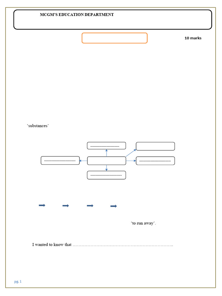 10th Grade English Activity Sheet II | PDF | Word