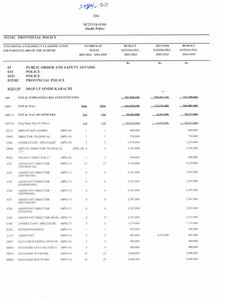 Budget 2024-2025 | PDF