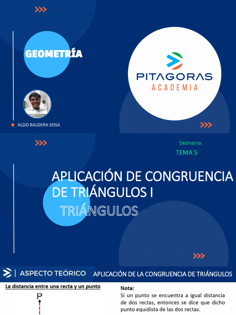 Geometría: Aldo Baldera Sosa | PDF | Triángulo | Matemática Elemental
