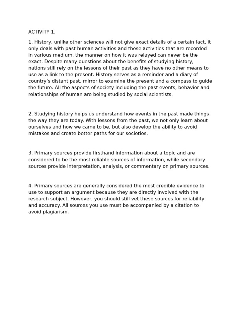 Gardose Edzel - Activity 1 | PDF