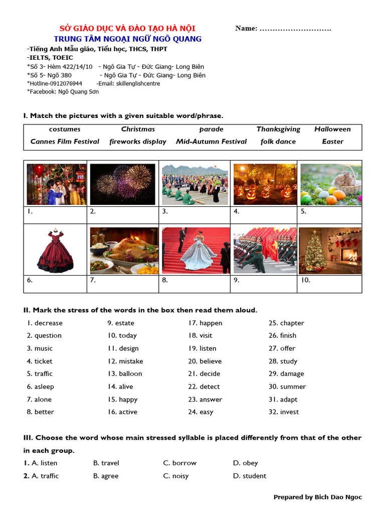 Unit 9 - Festivals Around The World | PDF | Carnival