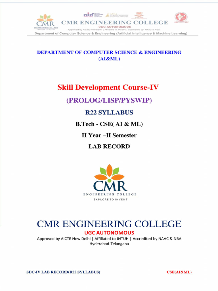 ProLog Lab Manual | PDF