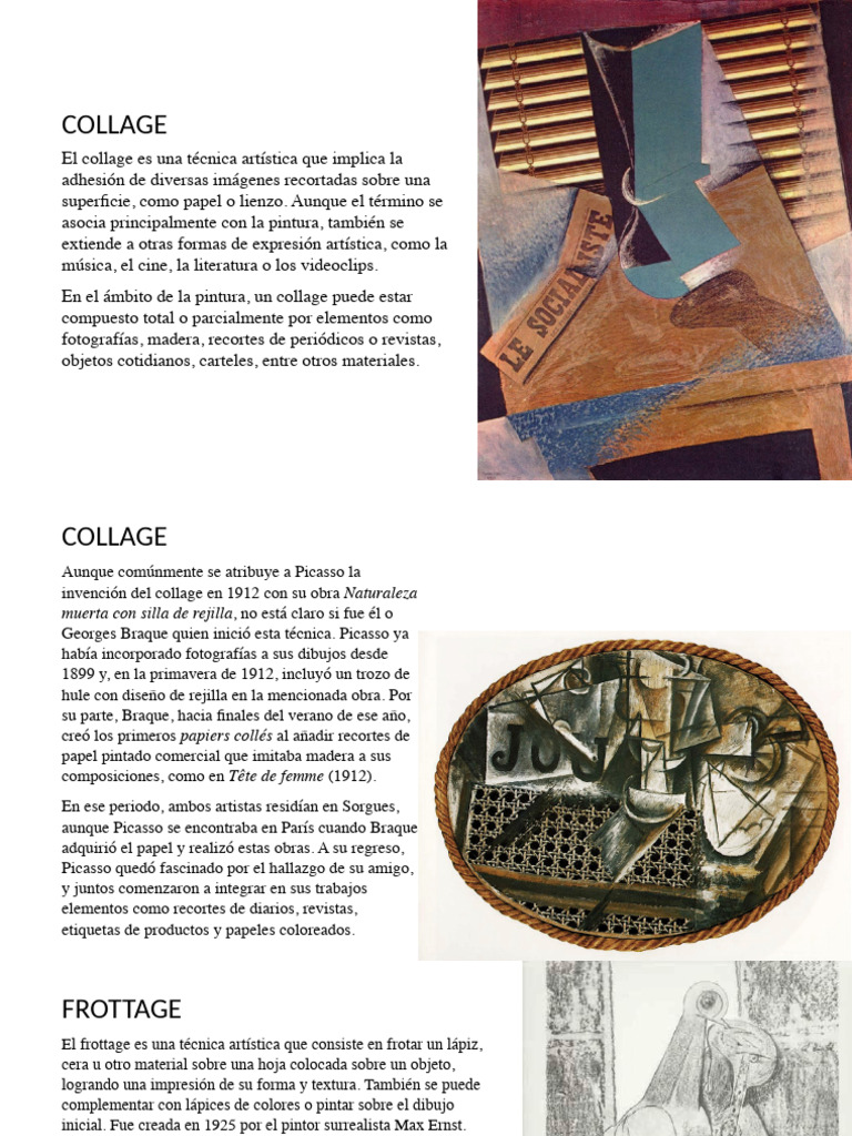 Técnicas 15 3 | PDF | Collage | Lentes