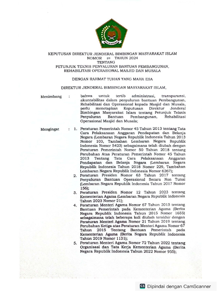 SK_Nomor_89_Tahun_2024 | PDF