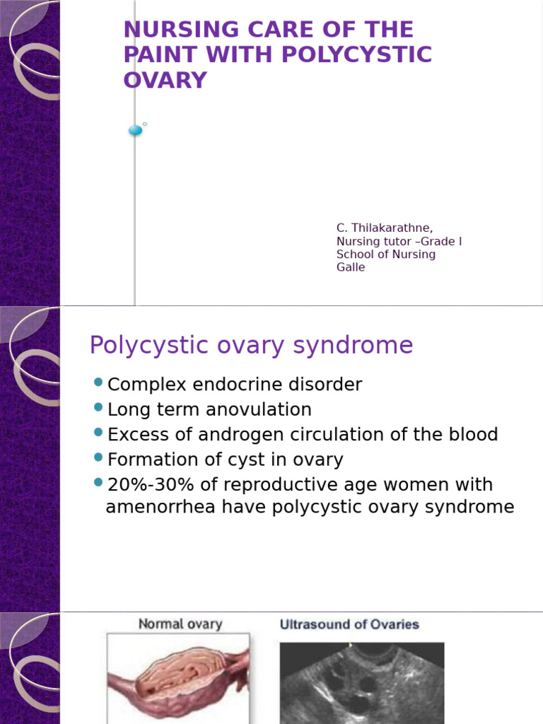 3 2020 Nursing Care of The Patient With Polycystic Ovary | PDF ...