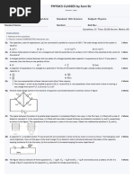 KCET 2025 Physics Electric Potential & Capacitance PYQs | PDF | Capacitance | Capacitor