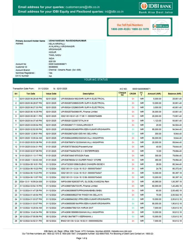 OpTransactionHistoryUX502 01 2025 | PDF | Banking | Payments