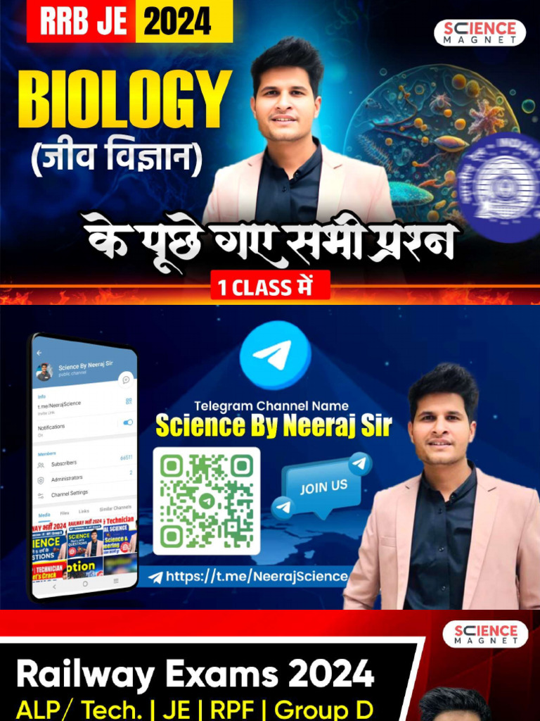 RRB JE Biology Questions | PDF