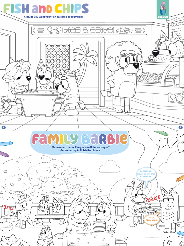 Bluey Coloring Extras | PDF