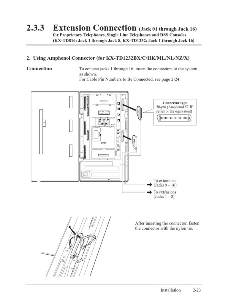 Panasonic Kx-t1232 Povezivanje Lokalnih Ucesnika | PDF | Electrical ...