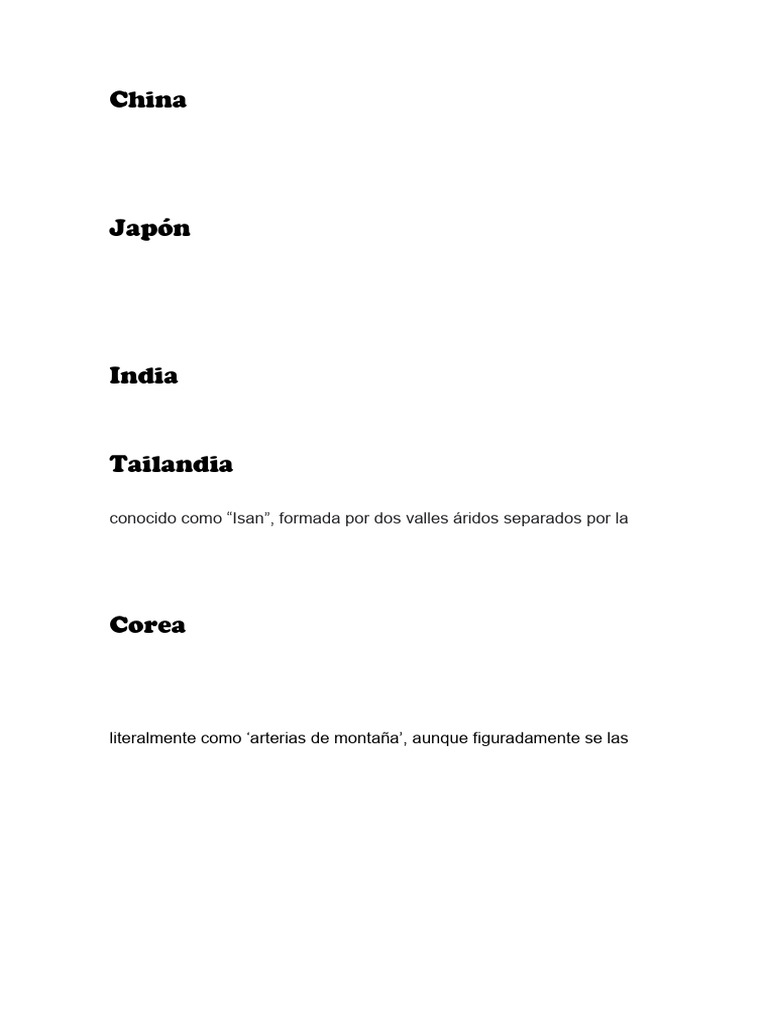 Relieve Geografico | PDF